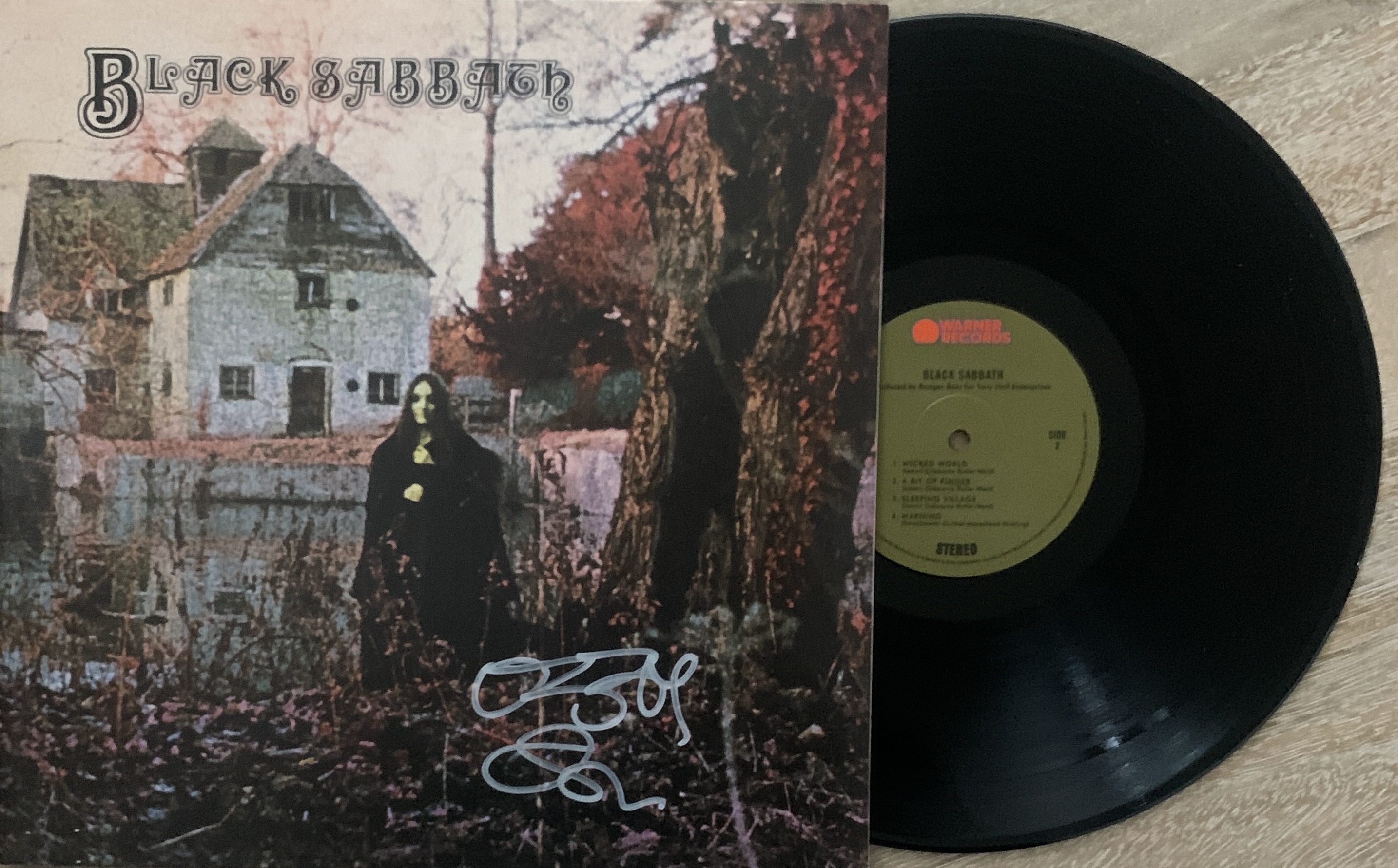 Ozzy Osbourne Autographed/Signed Black Sabbath Vinyl Album James Spence 49021 | eBay